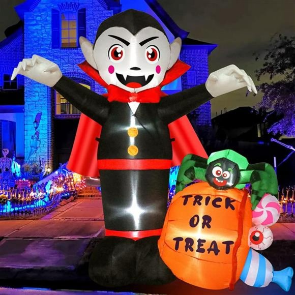 Holiday | 6ft Halloween Inflatable Decoration Vampire Candy Crock ...